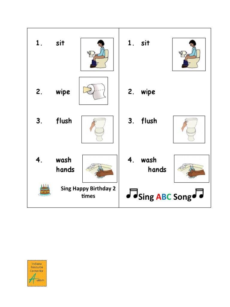 Bathroom Routine Visual | PDF