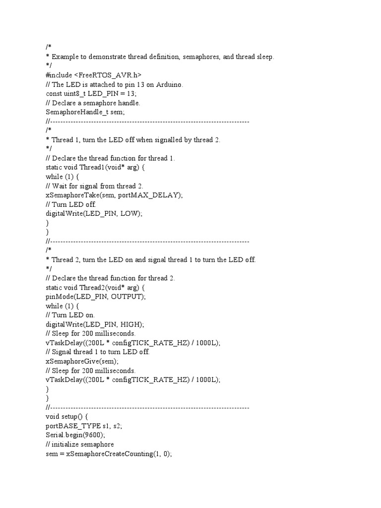 Arduino | PDF | Scheduling (Computing) | Digital Technology