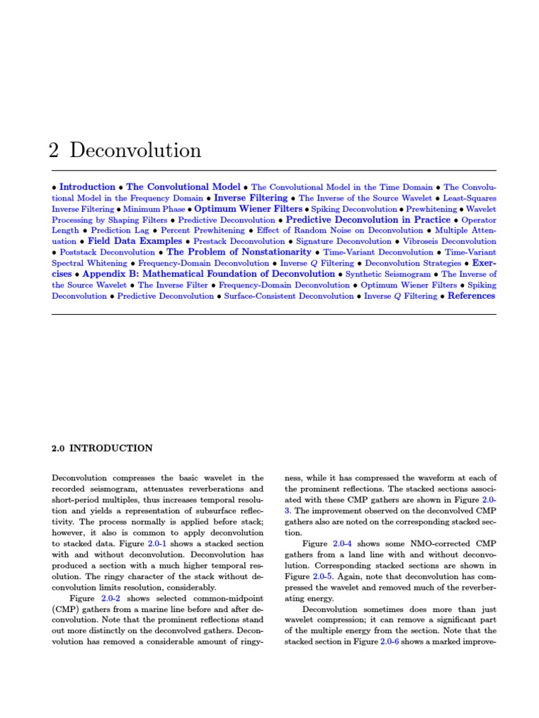 2 Deconvolution PDF | PDF | Signal Processing | Physics