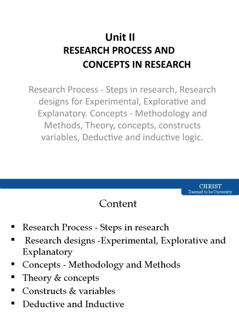 Research Methodology Unit 2 | PDF | Research Design | Scientific Method