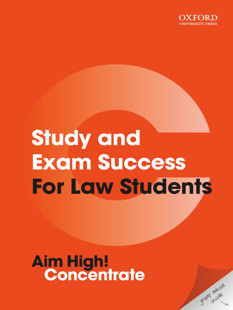 Study and Exam Success: For Law Students | PDF | Question | Test ...
