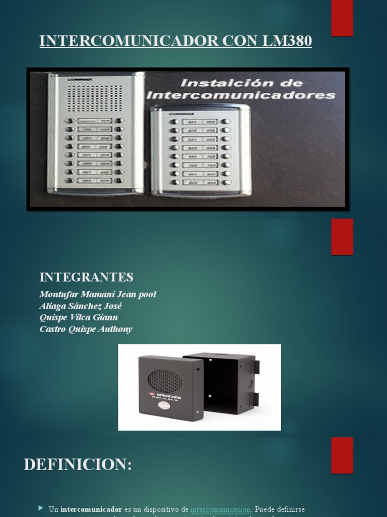 Intercomunicador Con LM380 | PDF | Hogar, jardinería y bricolaje ...