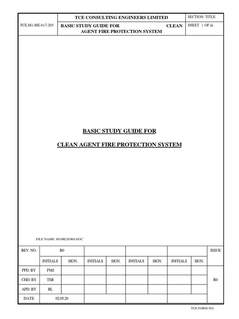 Clean Agent Fire Protection Guide | PDF | Fires | Oil Refinery