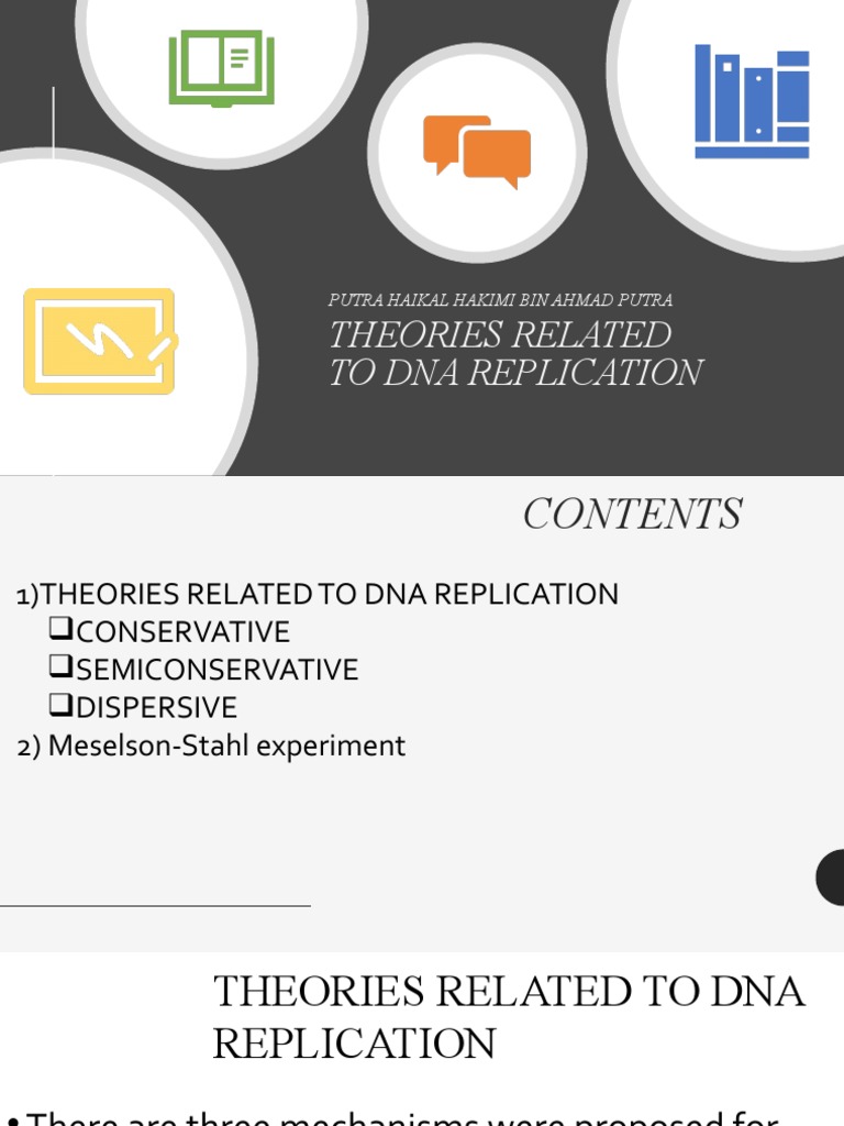 DNA Replication Theories Explained | PDF