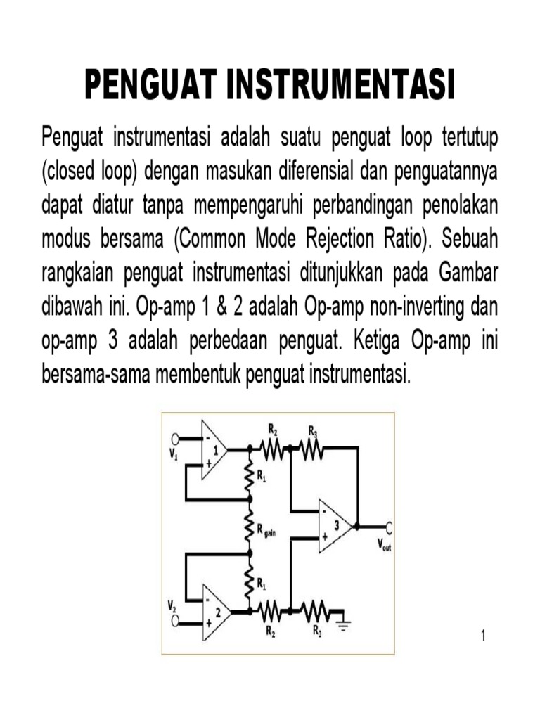 Penguat Instrumentasi | PDF