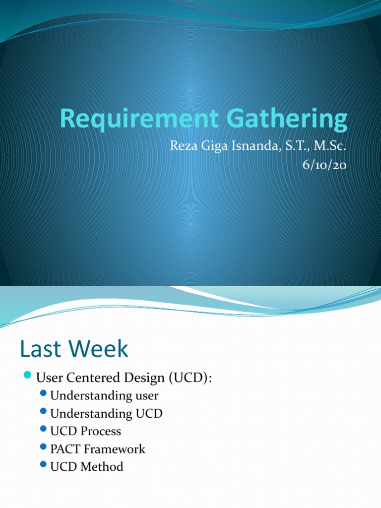 Requirement Gathering | PDF