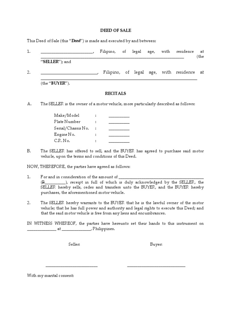 DOAS Vehicle | PDF | Deed | Natural Resources Law