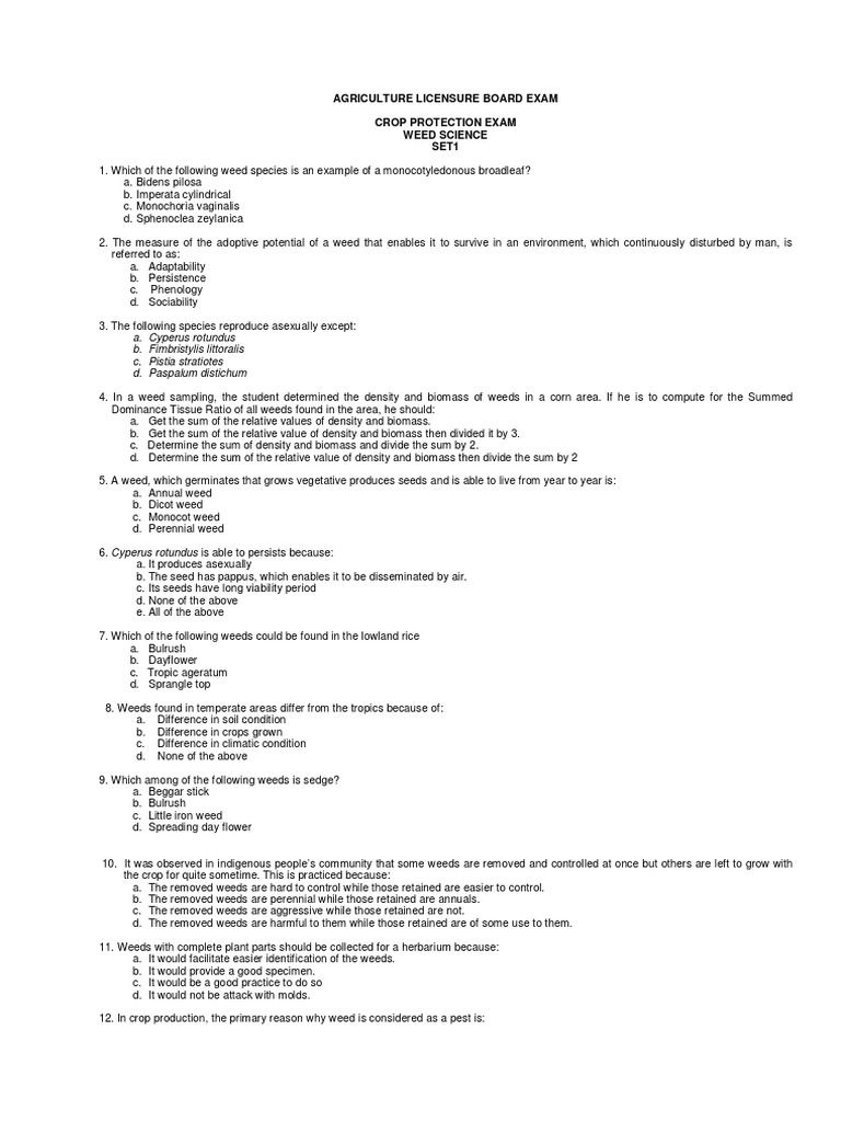 Crop Protection-1 PDF | PDF | Plant Virus | Weed