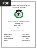 Economics Project On Rbi PDF | PDF | Bank Regulation | Reserve Bank Of ...