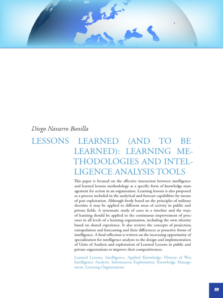 Metodologia Aprendizajr | PDF | Intelligence Analysis | Case Study