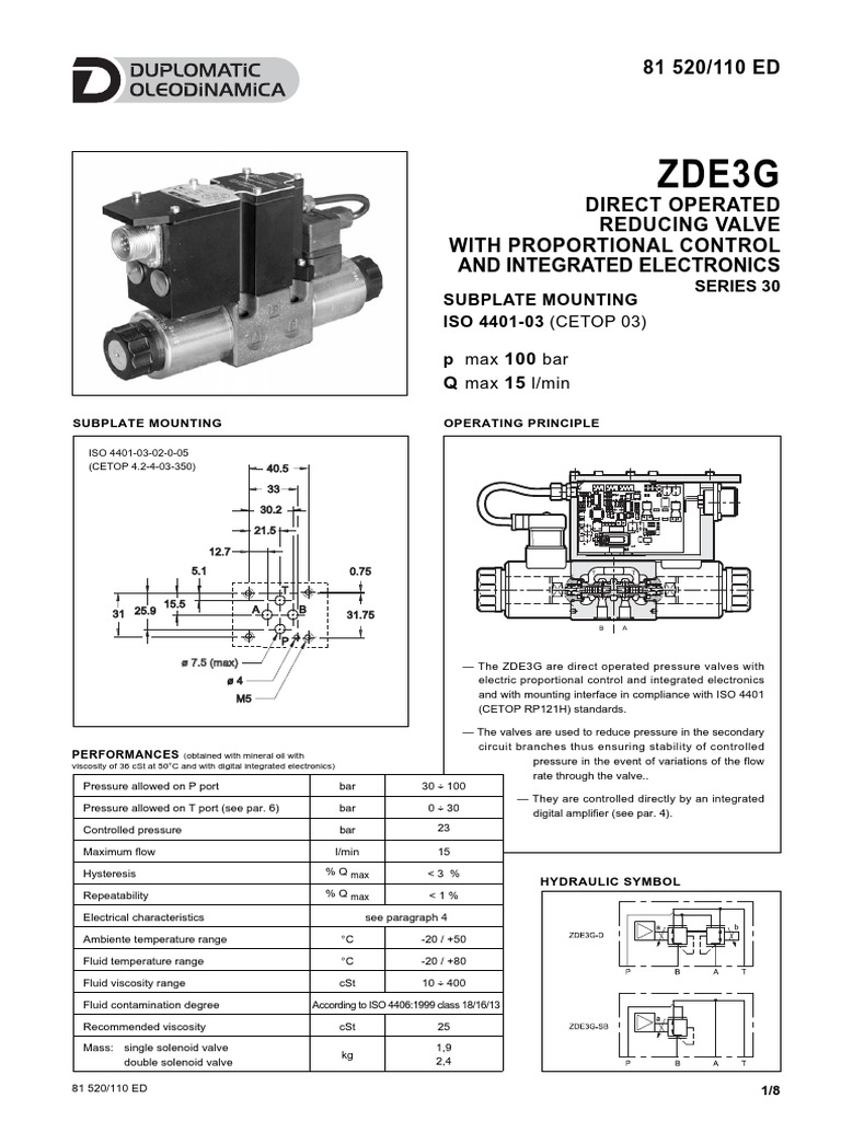 DIRECT OPERATED Prop Valve | PDF | Vacuum Tube | Viscosity