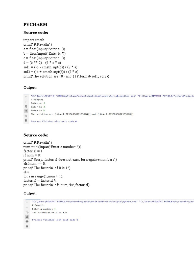 Pycharm Source Code:: Output | PDF | Java Servlet | Business Software