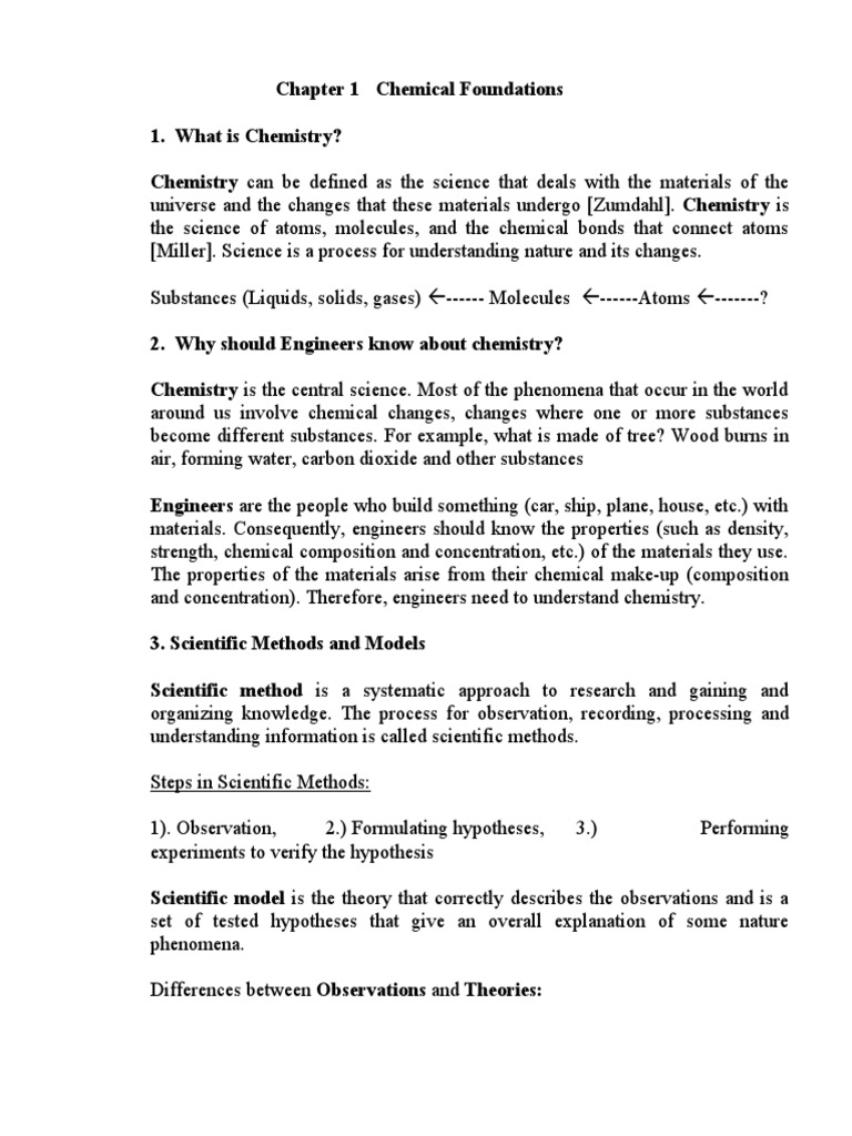 Chapter 1 Chemical Foundations | PDF | Significant Figures | Accuracy ...