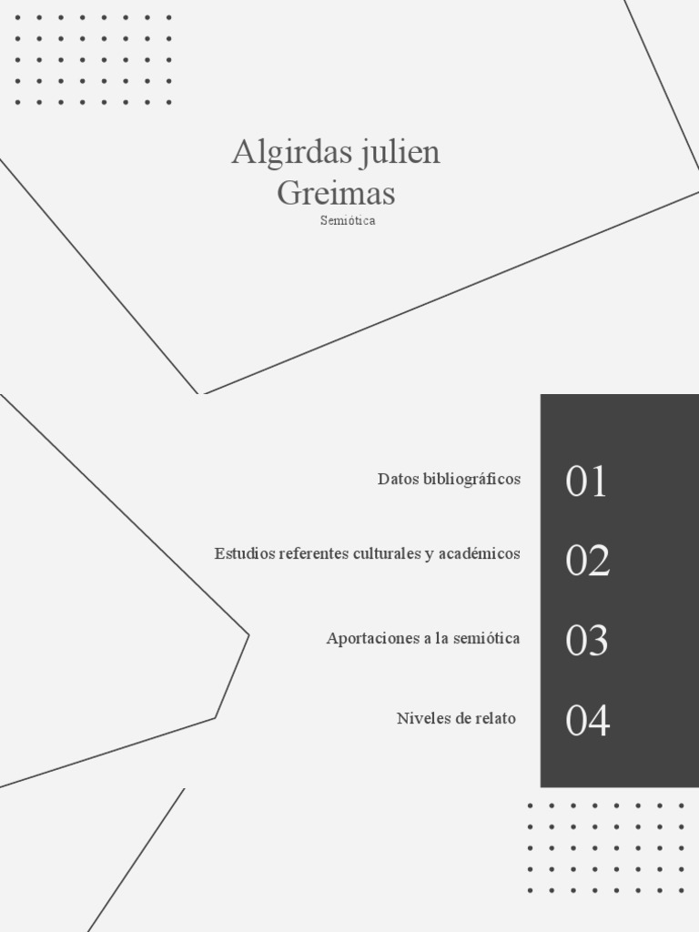 Algirdas Julien Greimas | PDF | Comunicación humana | Comunicación