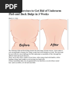 Amber's 8 Week Booty Guide PDF | PDF | Strength Training | Anatomical Terms Of Motion