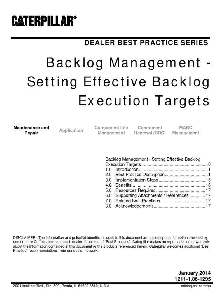 Backloog | PDF | Goal | Information