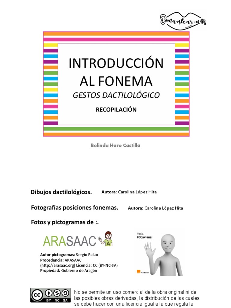 Recopilacion Introduccion Al Fonema Version Dactilologico | PDF