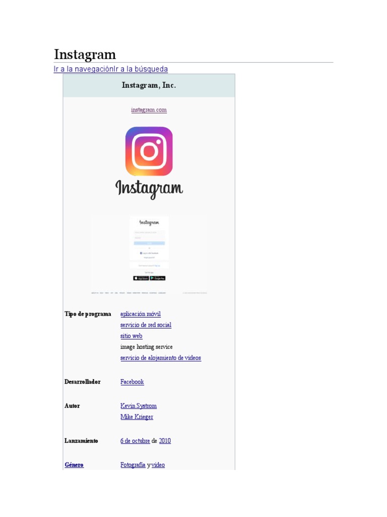 Instagram | PDF | Informática | Software