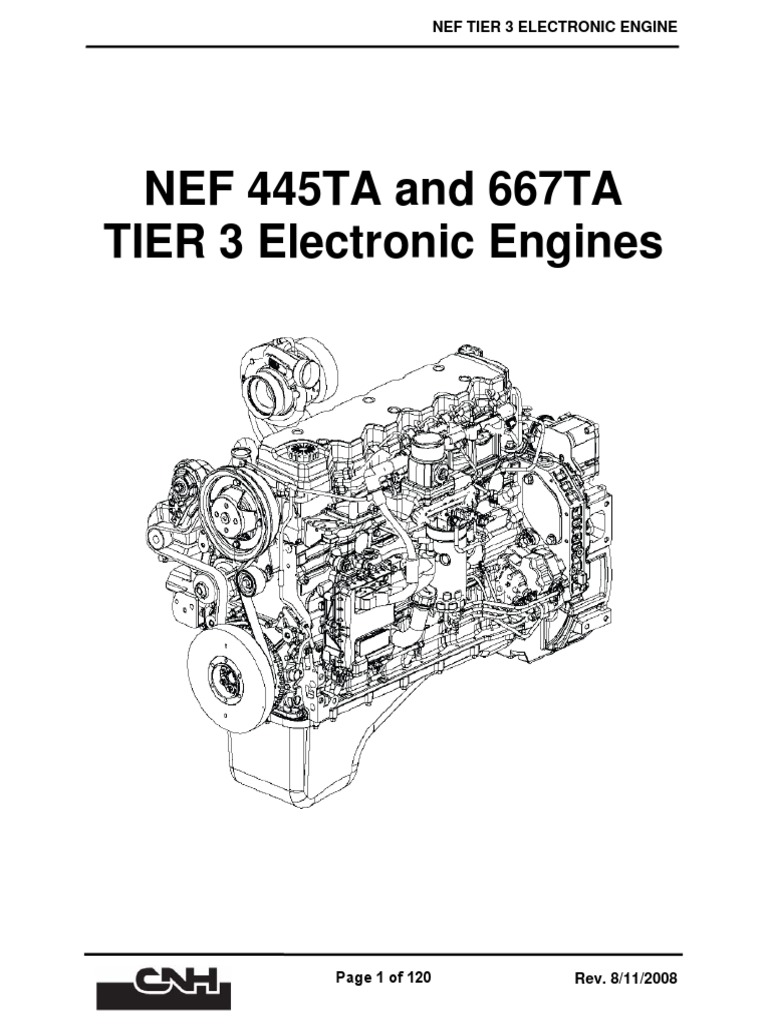 NEF Tier 3 Electronic Engine | PDF | Turbocharger | Fuel Injection