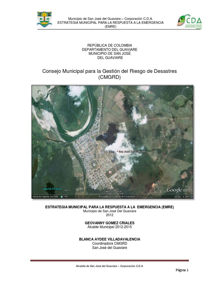 Emre San Jose | PDF | Reducción de Desastres | Riesgo