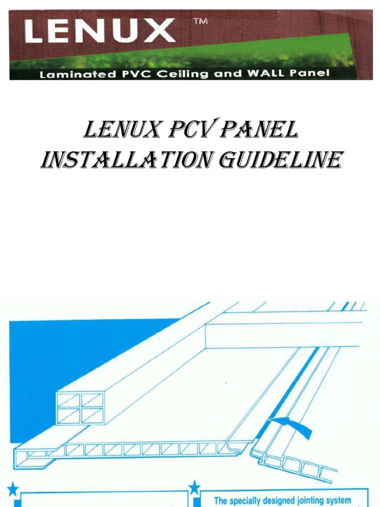 PVC Panel Installation Guidelines | PDF