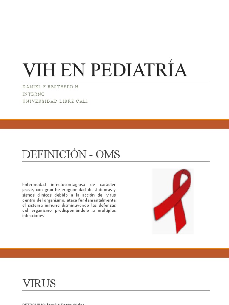 VIH en Pediatria | PDF | VIH | Manejo del VIH / SIDA