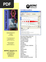 Manejo Básico Del Biopac | PDF