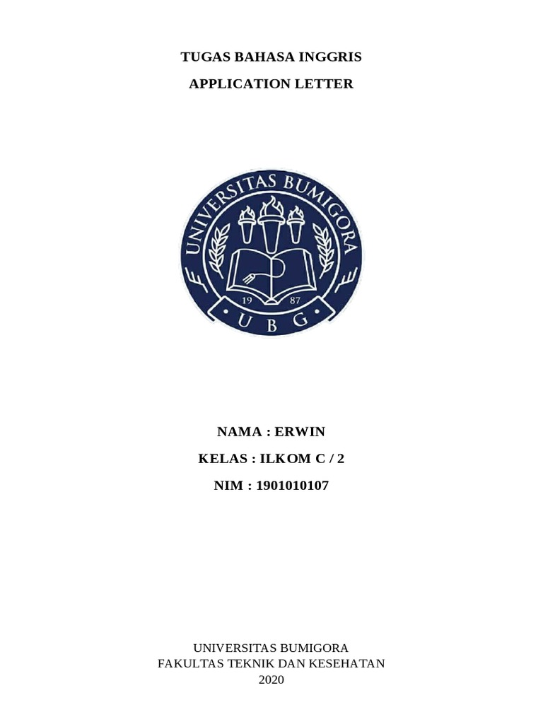 Assigment of Apl Letter | PDF | Bisnis