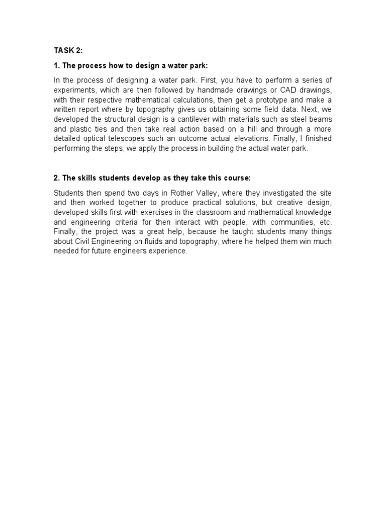 Designing a Water Park: A Step-by-Step Guide | PDF | Art | Computers