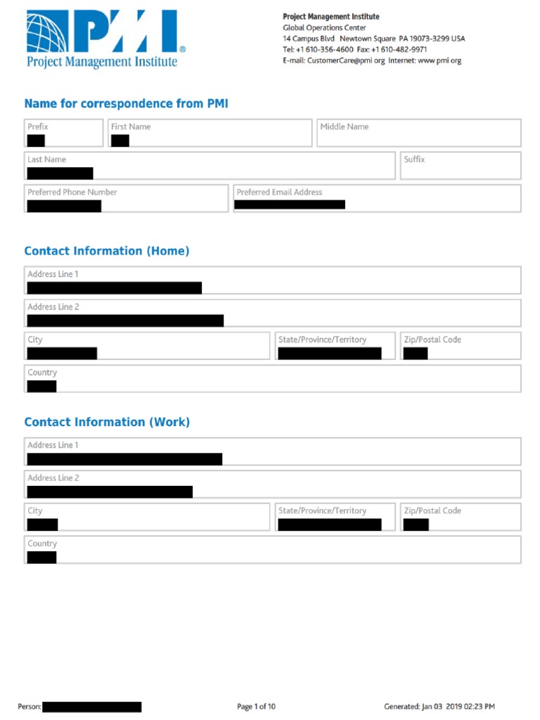 PMP Ejemplo Aplicacion | PDF