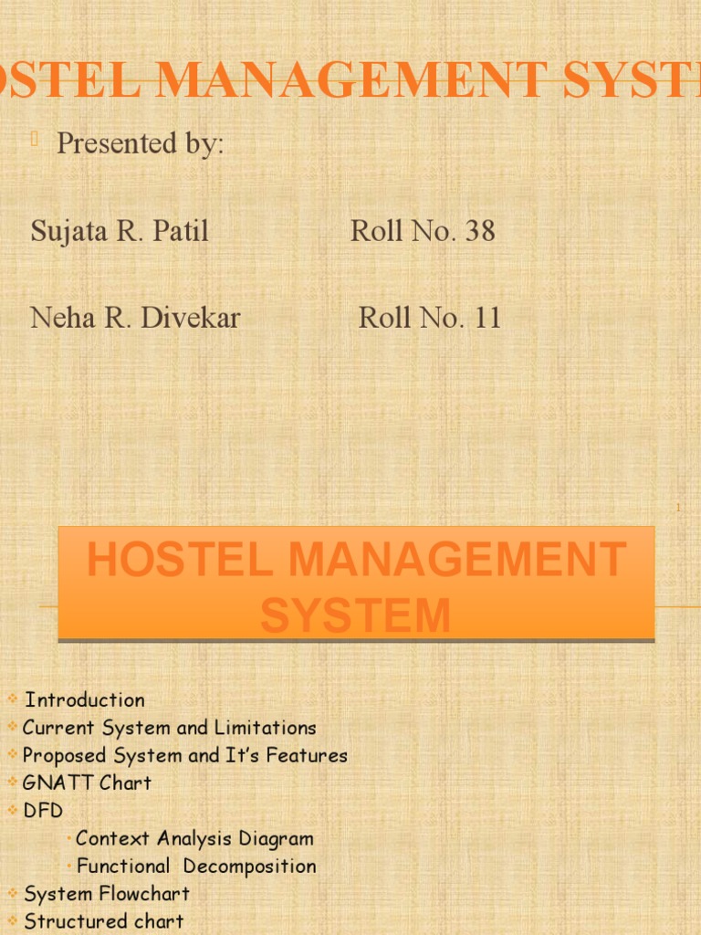 Hostel Management System Overview | PDF | Databases | Software