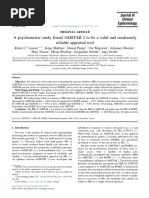 Amstar 2 | PDF | Meta Analysis | Randomized Controlled Trial