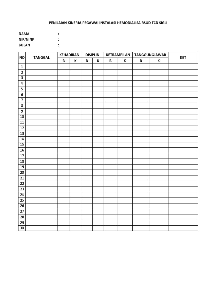 Absensi Ruangan | PDF