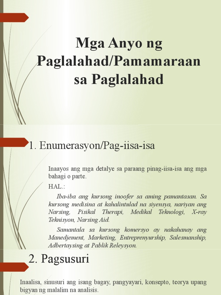 PAGLALAHAD | PDF