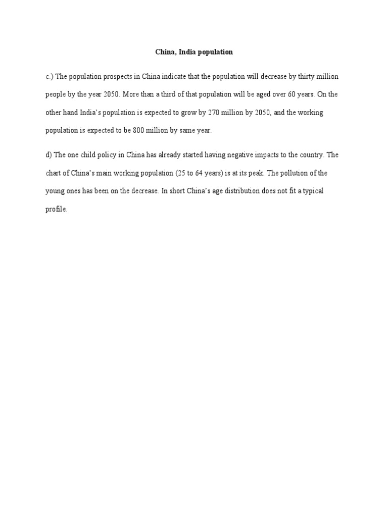 China India Population | PDF | Finance & Money Management | Social Science