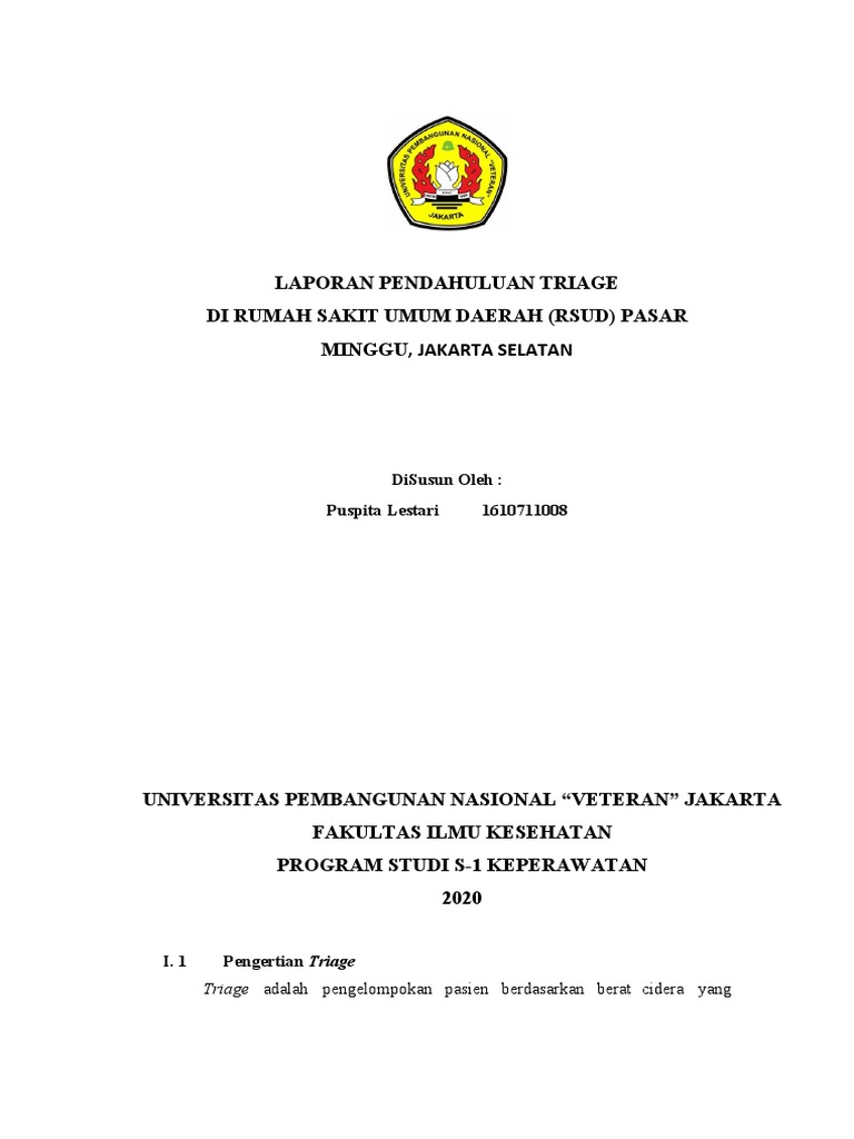 Triage Igd Teori | PDF