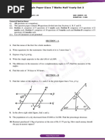 CBSE Sample Paper Class 7 Maths SA1 Set 1 PDF | PDF | Trees | Mathematics