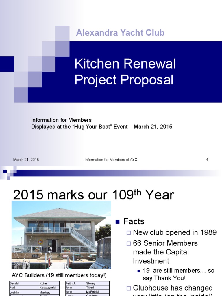 AYC Kitchen Renewal Project Proposal | PDF | Kitchen | Home