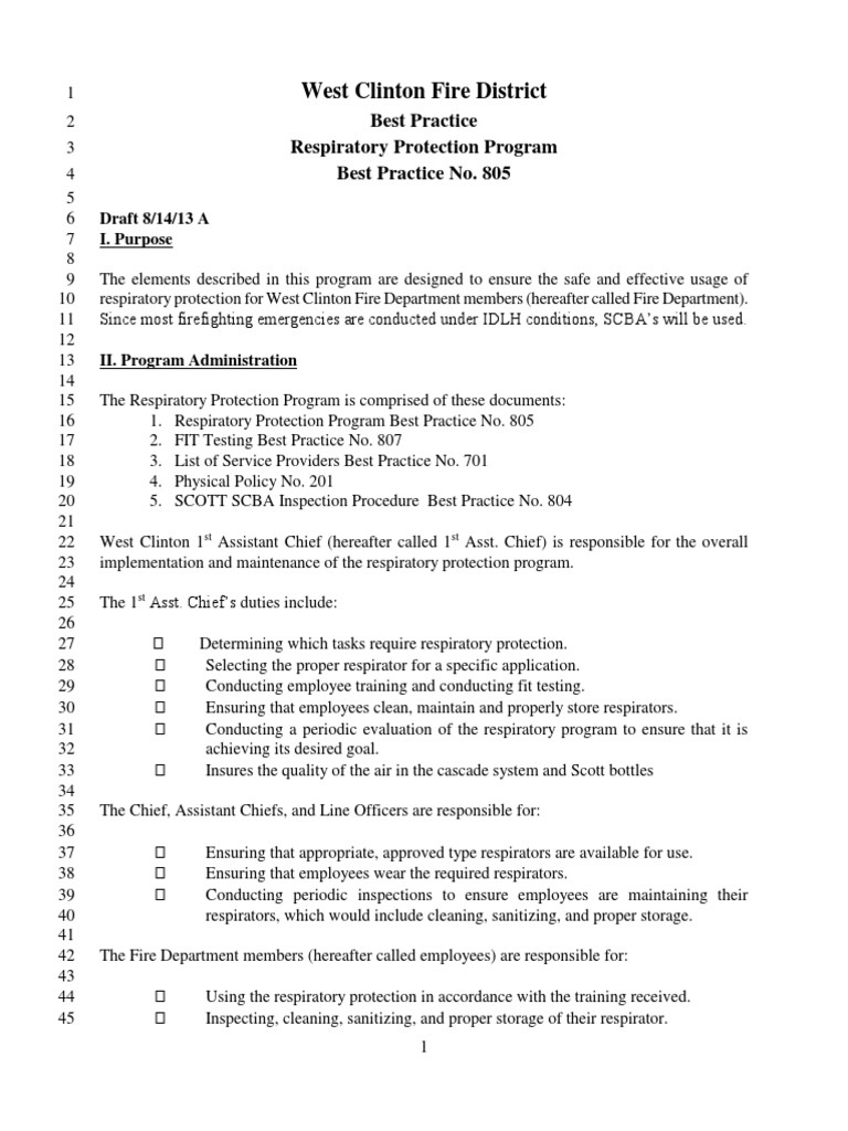 Scott Scba Monthly Inspection Checklist | PDF | Firefighter | Safety
