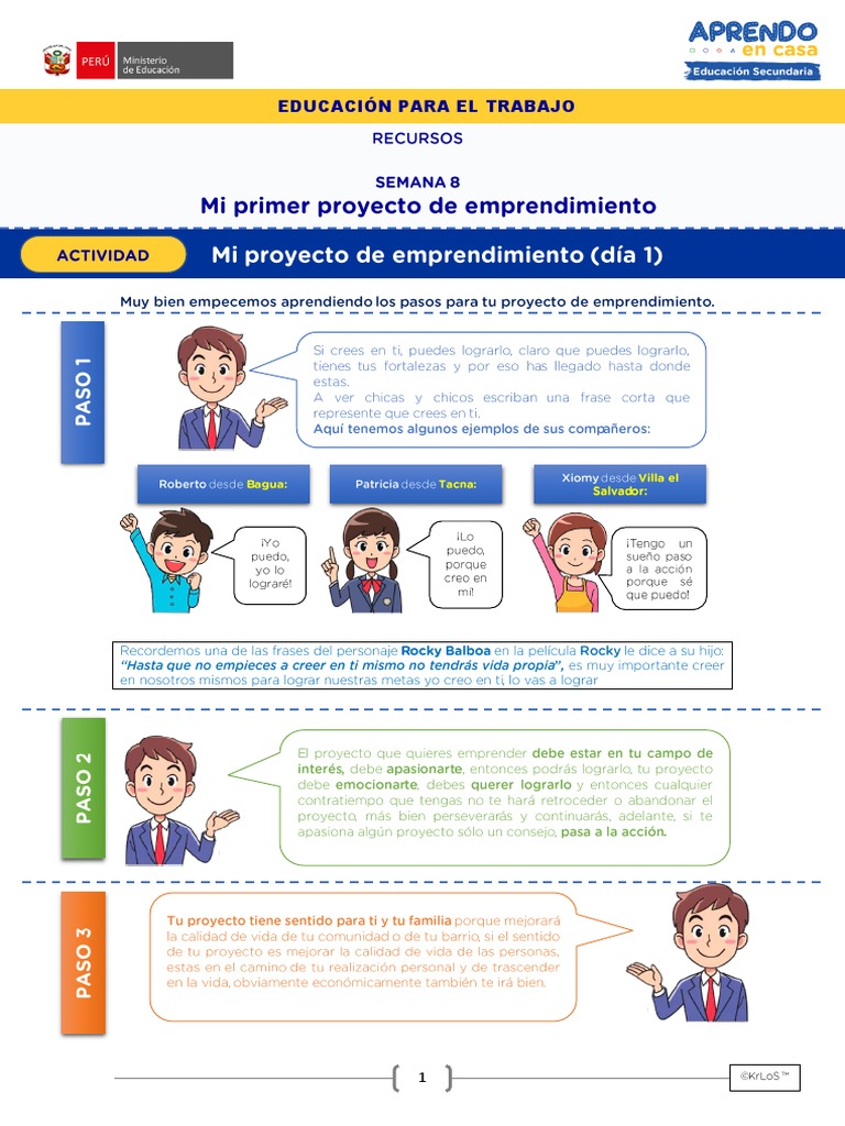 Mi primer proyecto de emprendimiento-Fichas