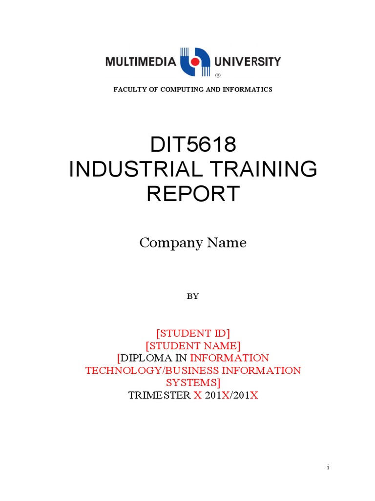 Industrial Training Report Overview | PDF | Scripting Language | Page ...