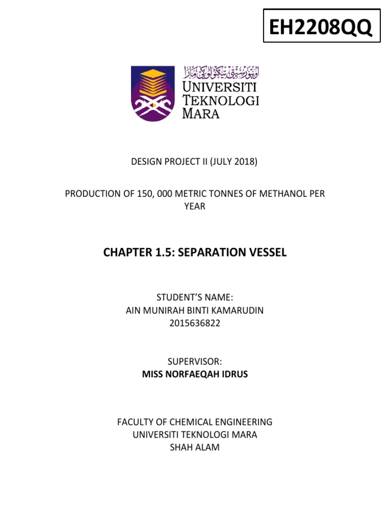 (Backup) CHAPTER 1.5 - SEPARATOR | PDF | Stainless Steel | Steel