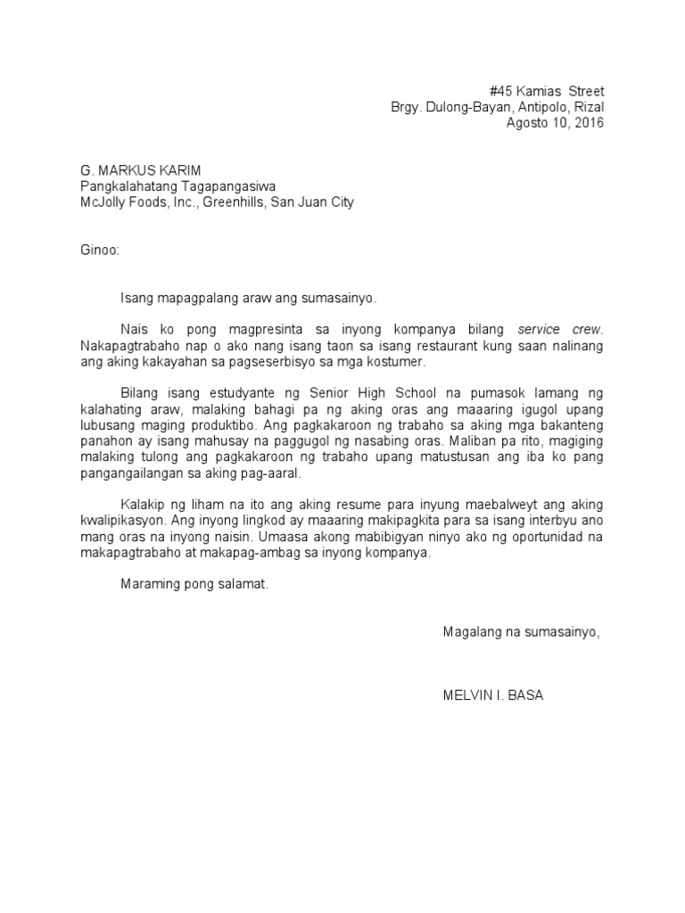 Liham Pangnegosyo | PDF