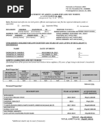 NPSC Wealth Declaration Form - 2019-1 | PDF | Financial Statement | Economies