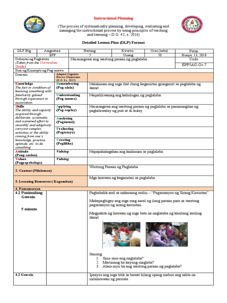 DLP in Epp 5 | PDF