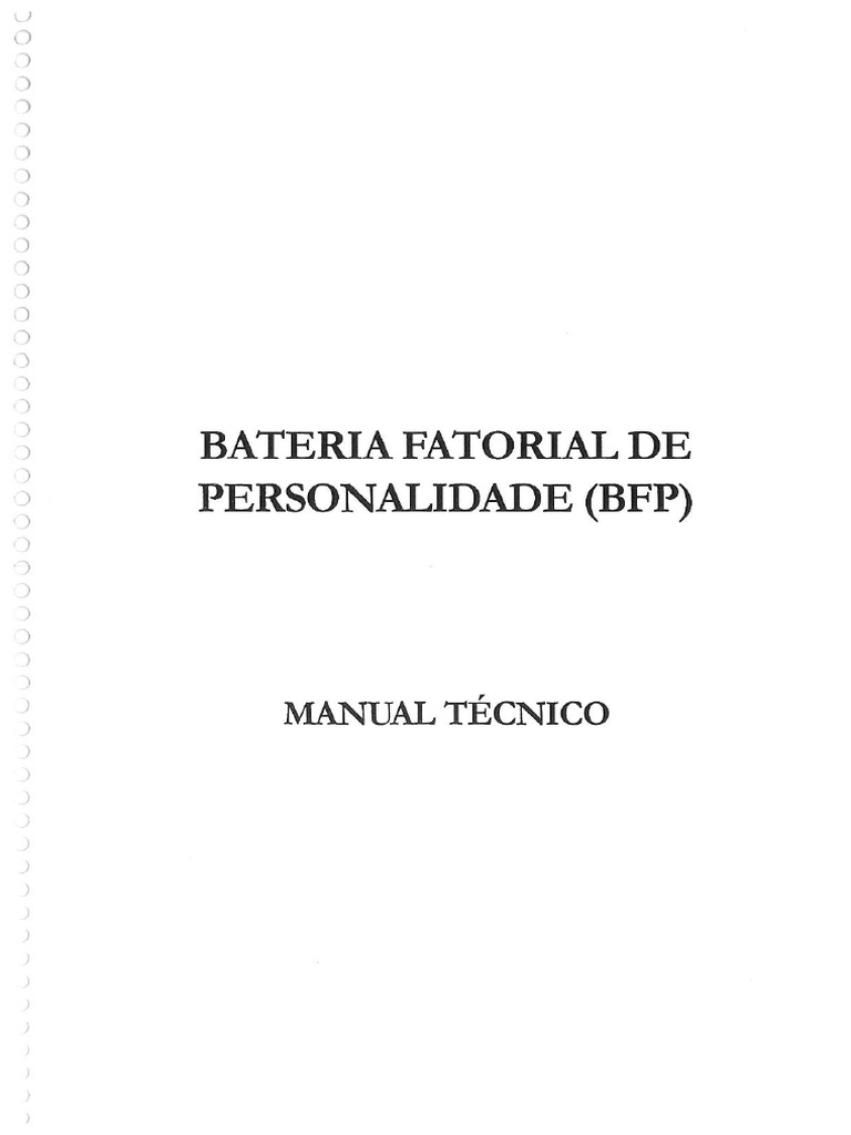 BFP - Manual | PDF