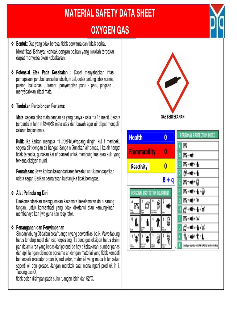 28 MSDS Oxygen | PDF