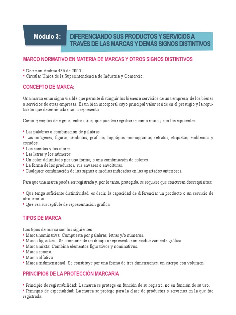 Módulo 3: Diferenciando productos y servicios a través de marcas y ...