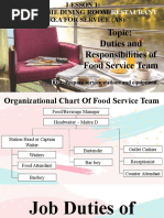 Bar Organization Chart | PDF | Waiting Staff | Bar