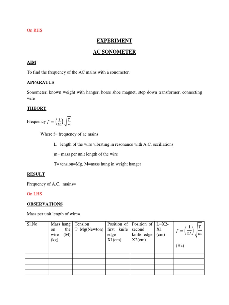 Ac Sonometer PDF | PDF | Teaching Methods & Materials | Art
